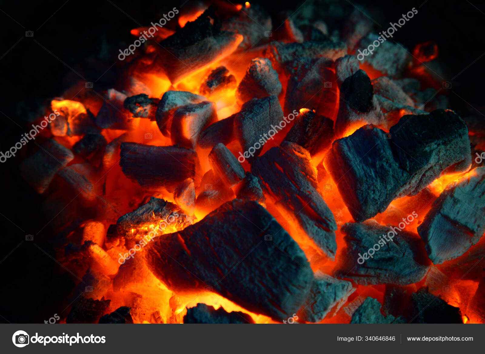 Hot Flame Burning Red Fire — Stock Photo © PantherMediaSeller #340646846