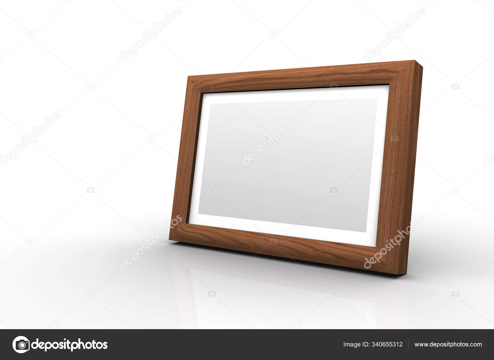 Wooden Picture Frame Chestnut — Stock Photo © PantherMediaSeller #340655312