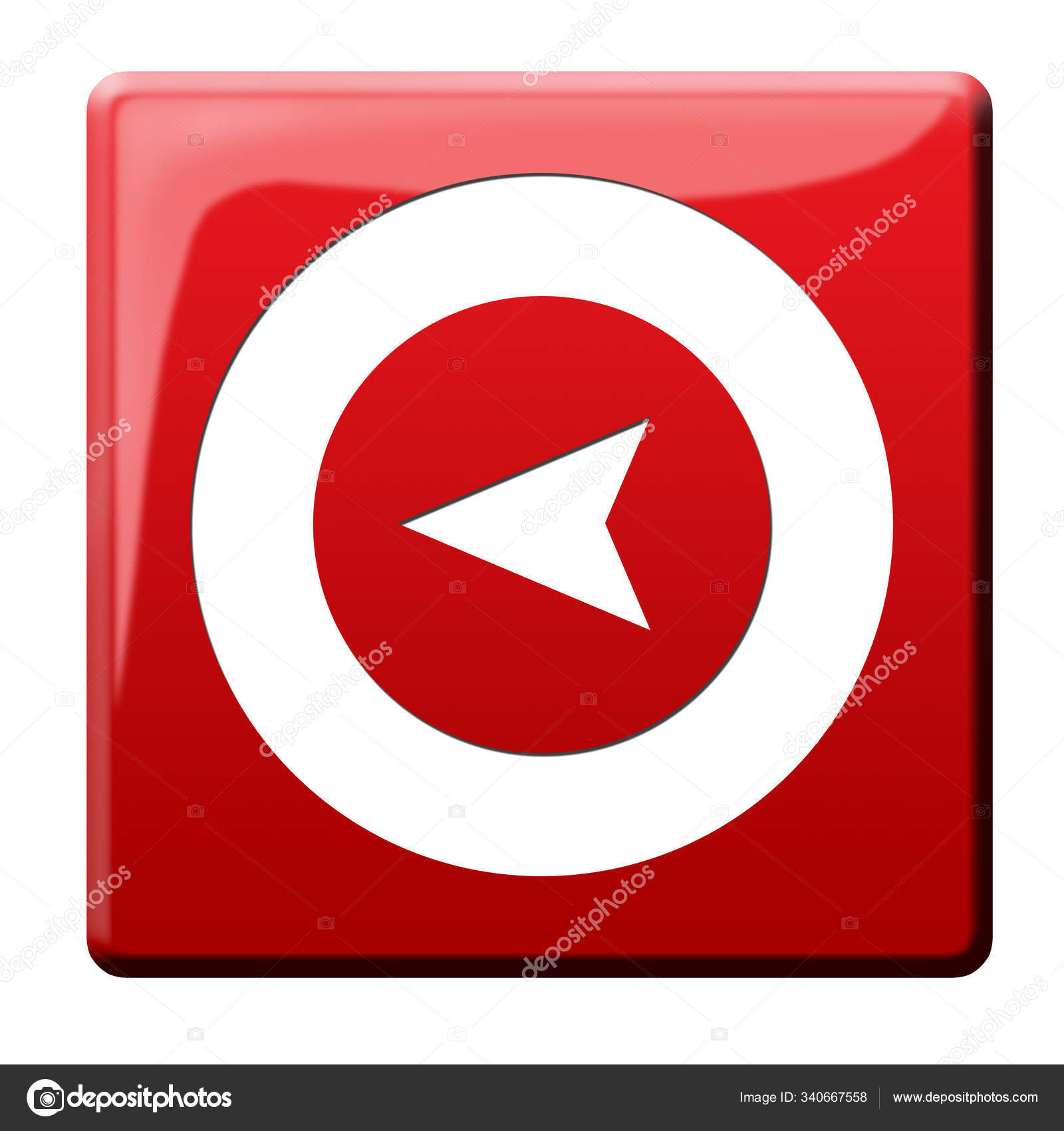 Push Button Icon Web Site — Stock Photo © PantherMediaSeller #340667558