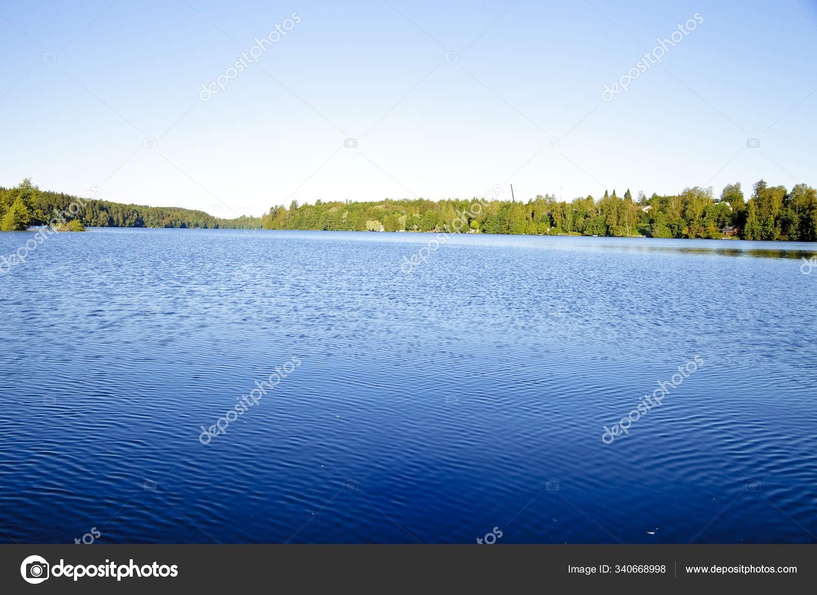 Beautiful Blue Lake Finland Stock Photo by ©PantherMediaSeller 340668998