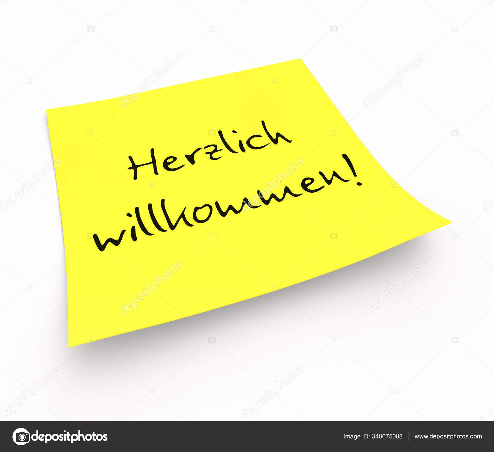 Yellow Sticky Note Word — Stock Photo © PantherMediaSeller #340675088