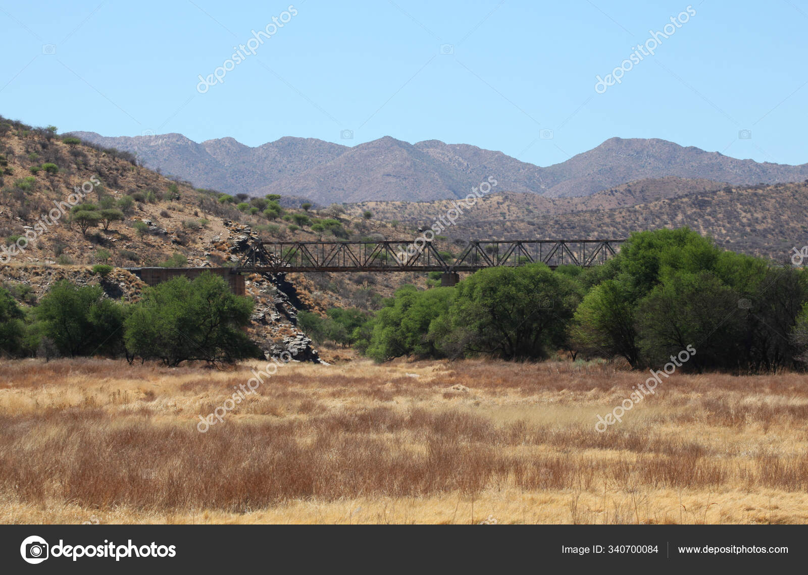 Old Railway Bridge Windhoek Avis Reservoir Stock Photo by ...