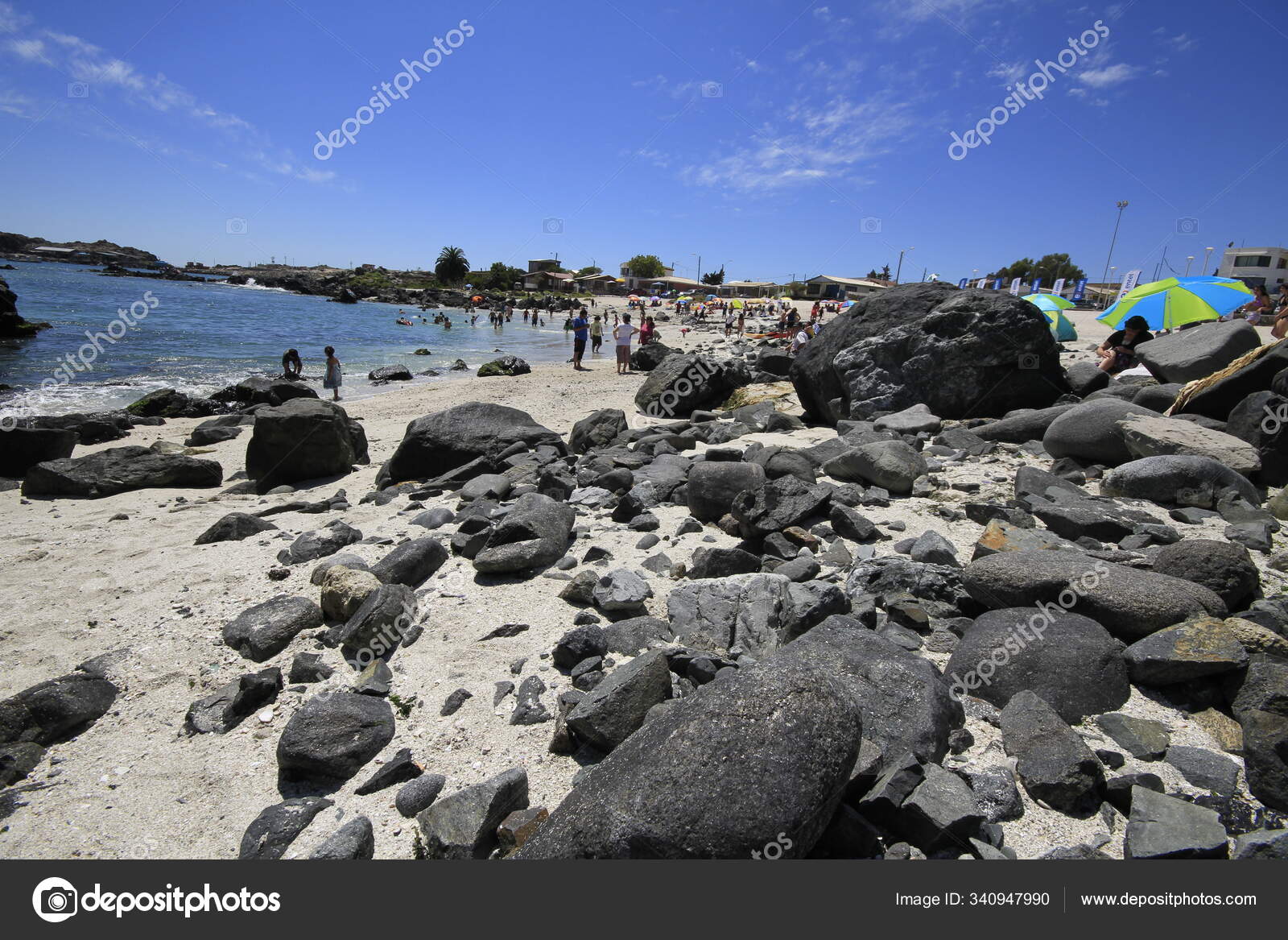 Beaches Harbour Bahia Inglesia Caldera Chile — Stock Editorial Photo ...