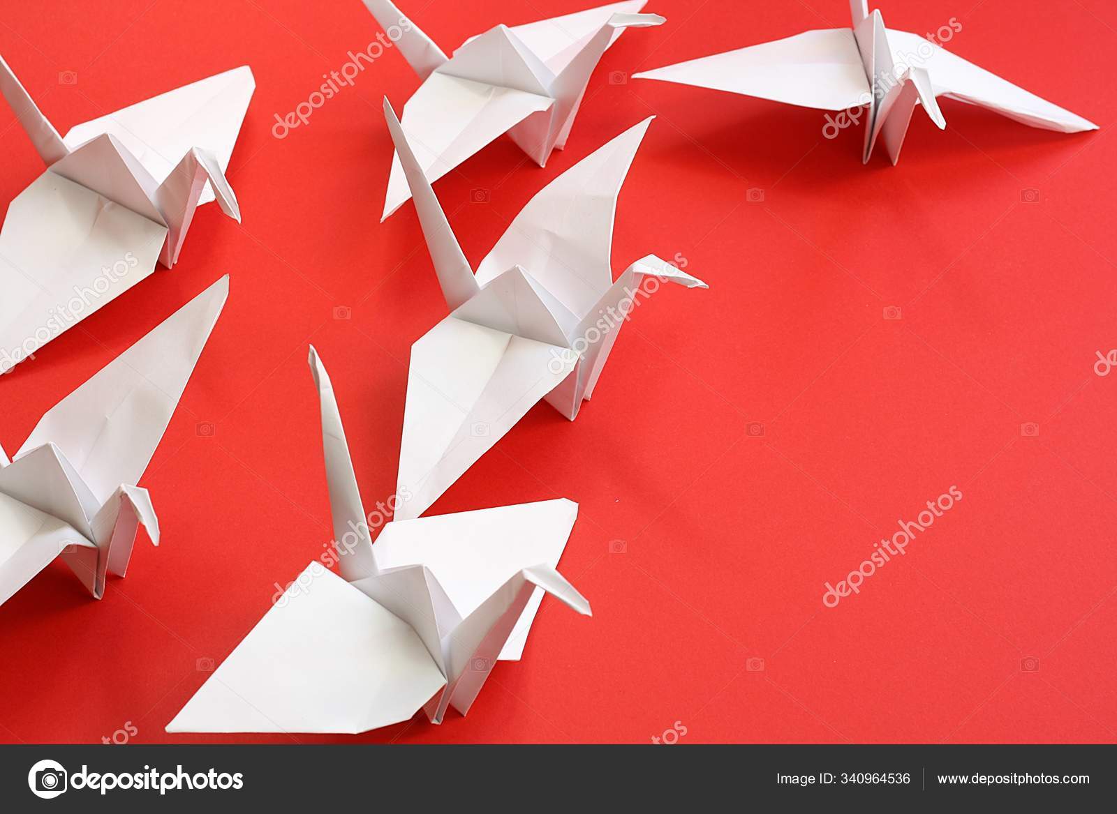 Origami Art Paper Folding Which Often Associated Japanese Culture ...