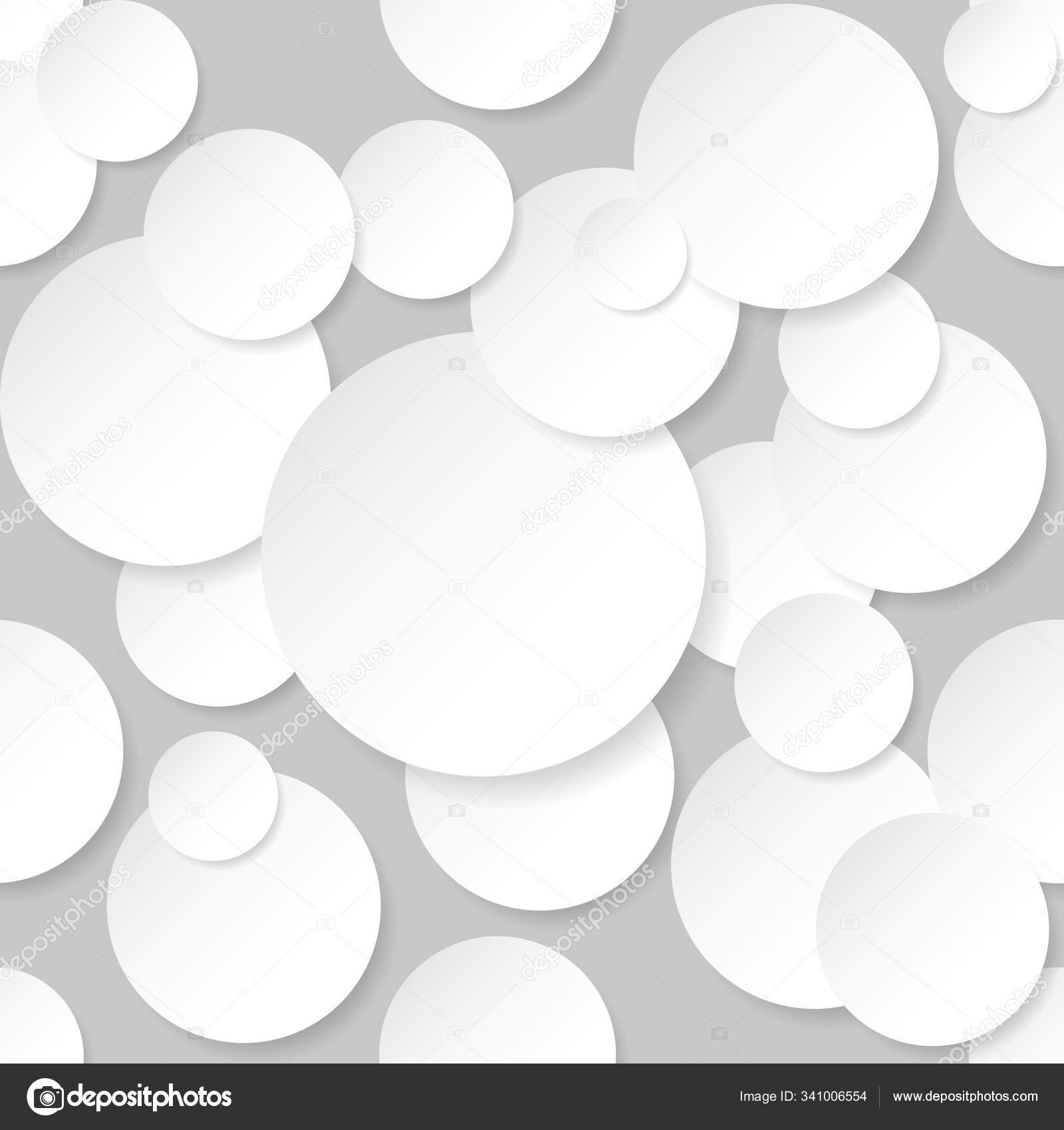 Seamless Texture Circles Illustration Grey Background — Stock Photo ...