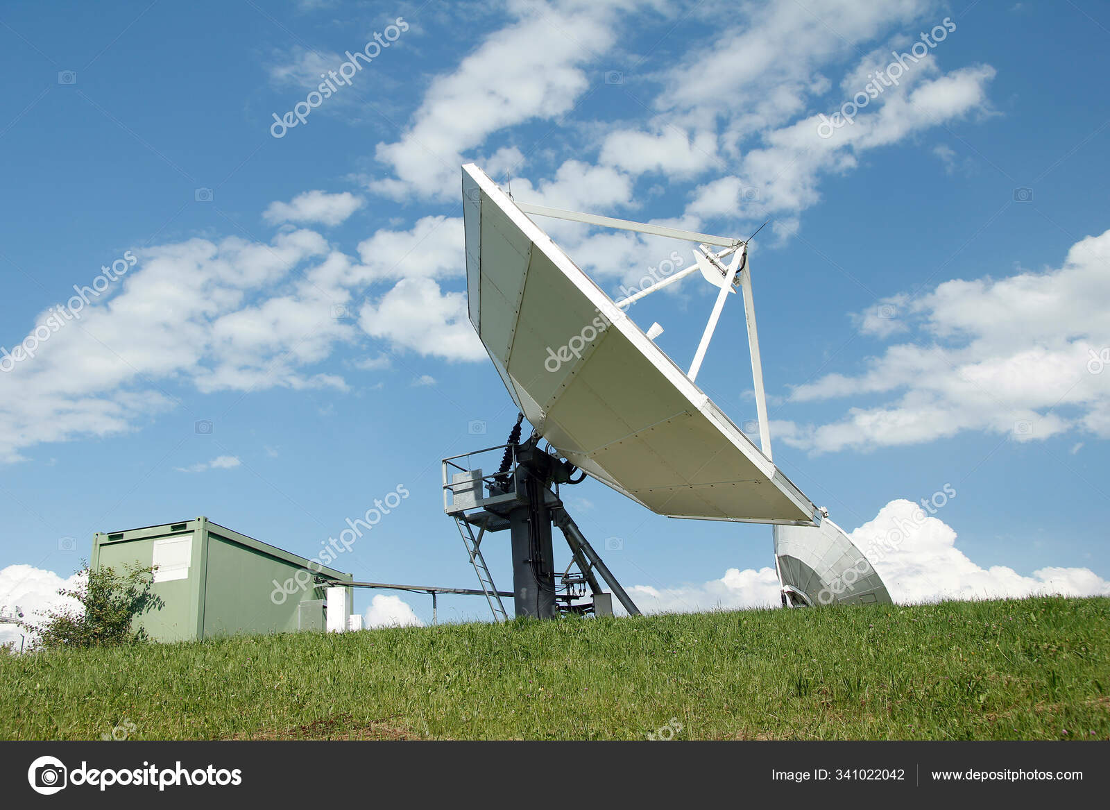 Parabolic Antenna Parabolic Mirror Wild Stock Photo by ...
