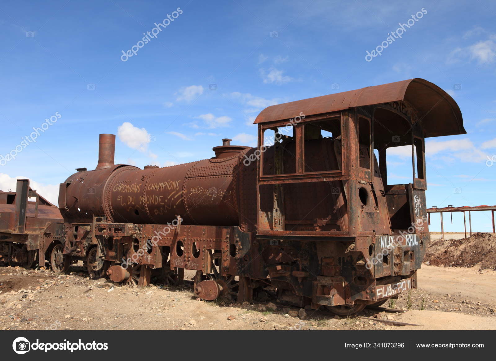 Train Cemetery Scrap Metal — Stock Photo © PantherMediaSeller #341073296