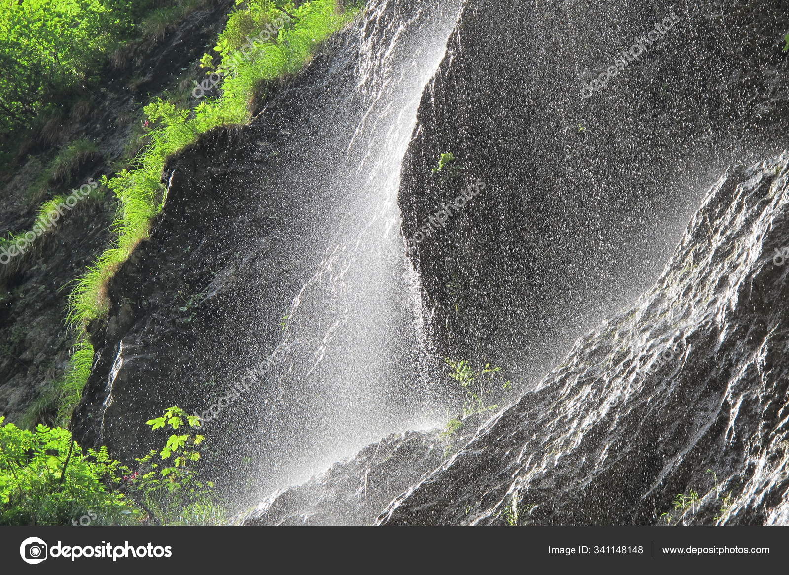 Waterfall Nature River Flow Environment Stock Photo by ...