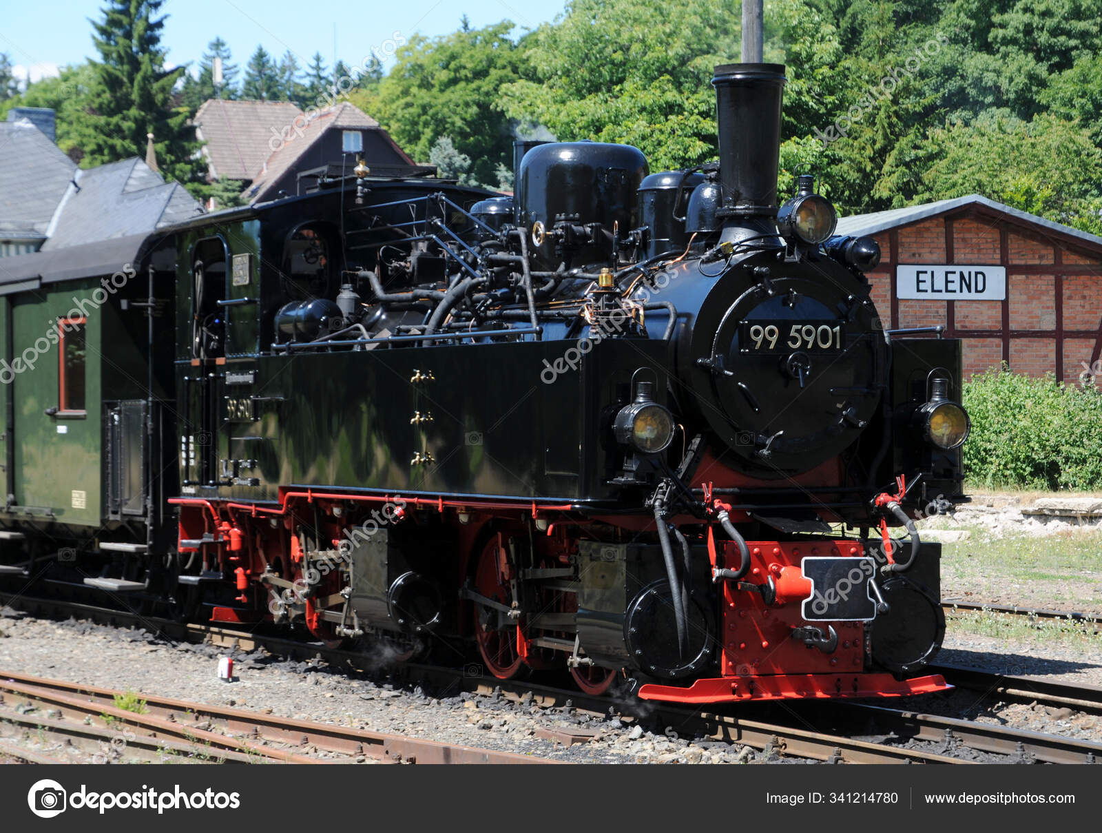 Harzer Schmalspurbahn Station Elend – Stock Editorial Photo ...