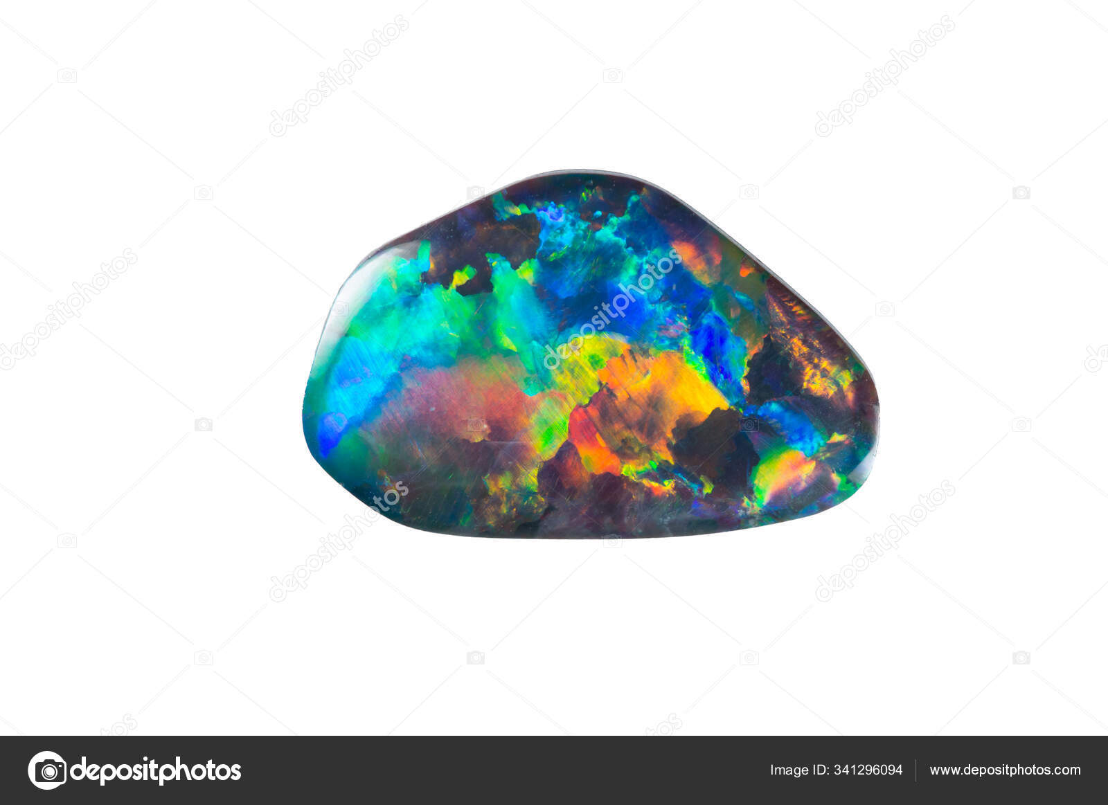 Optional Opal Complete Color Spectrum Stock Photo by ...