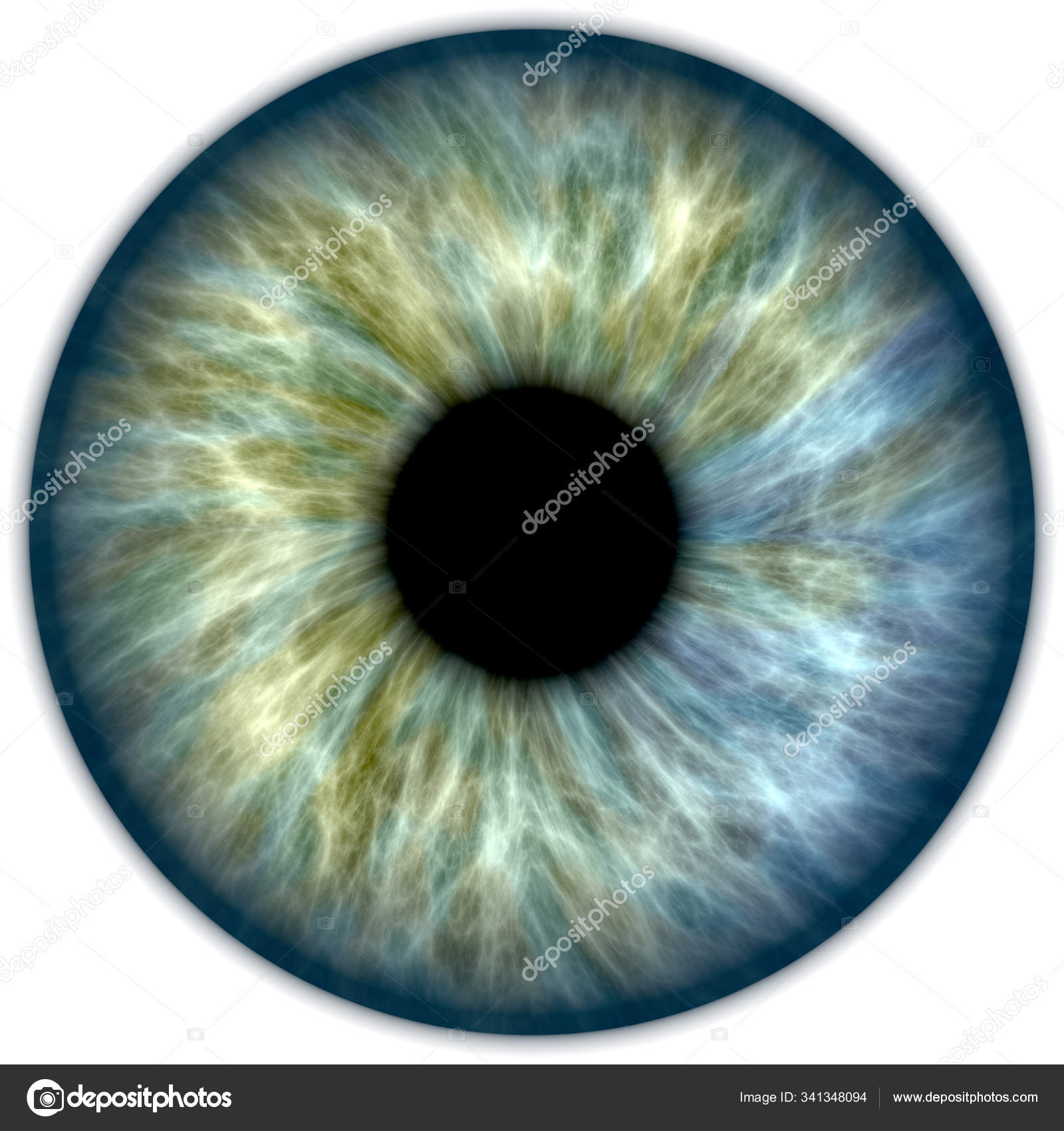 Illustration Blue Green Human Iris — Stock Photo © PantherMediaSeller ...