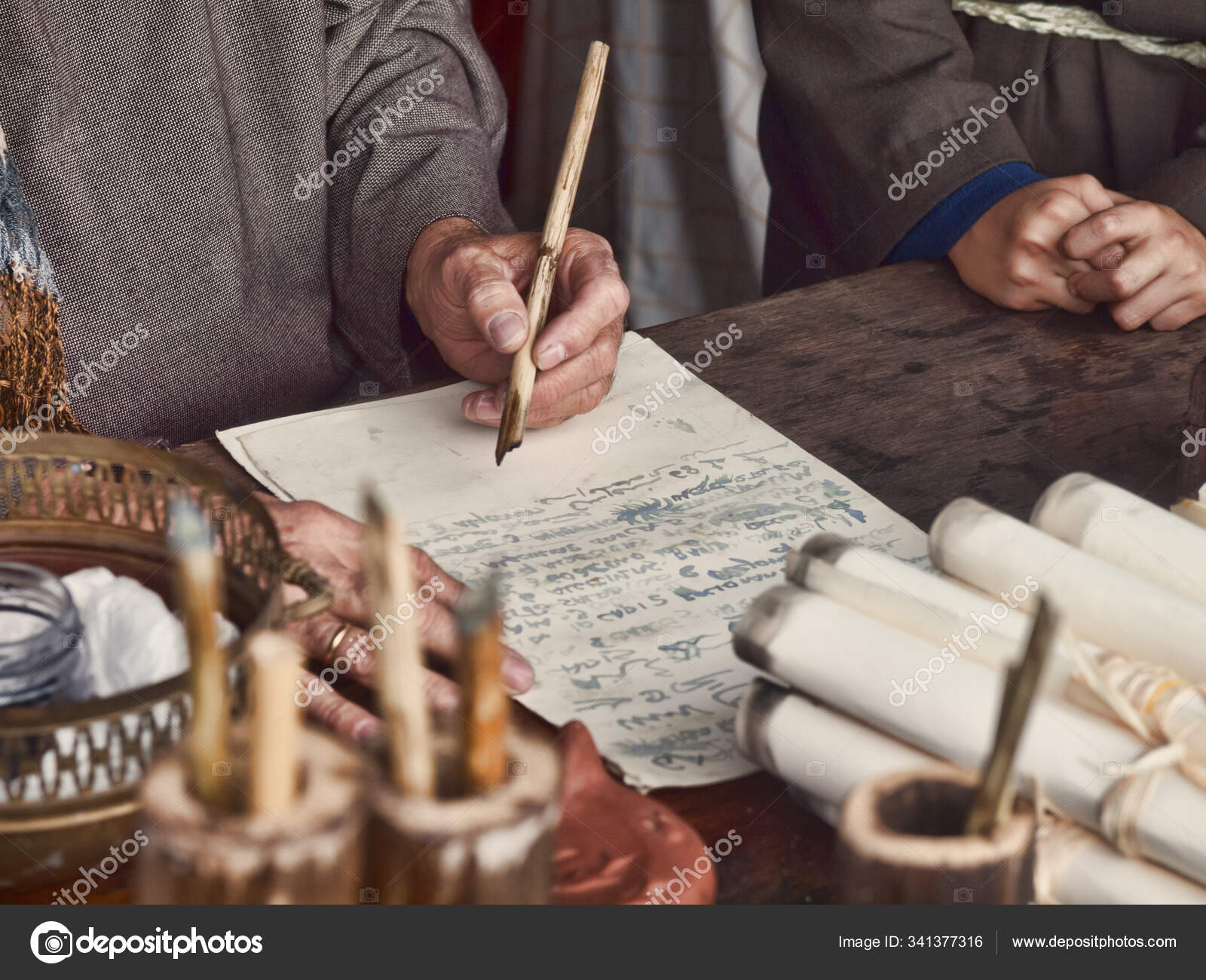 Scribal Writing Reed Pen Calamus Stock Photo by ©PantherMediaSeller ...