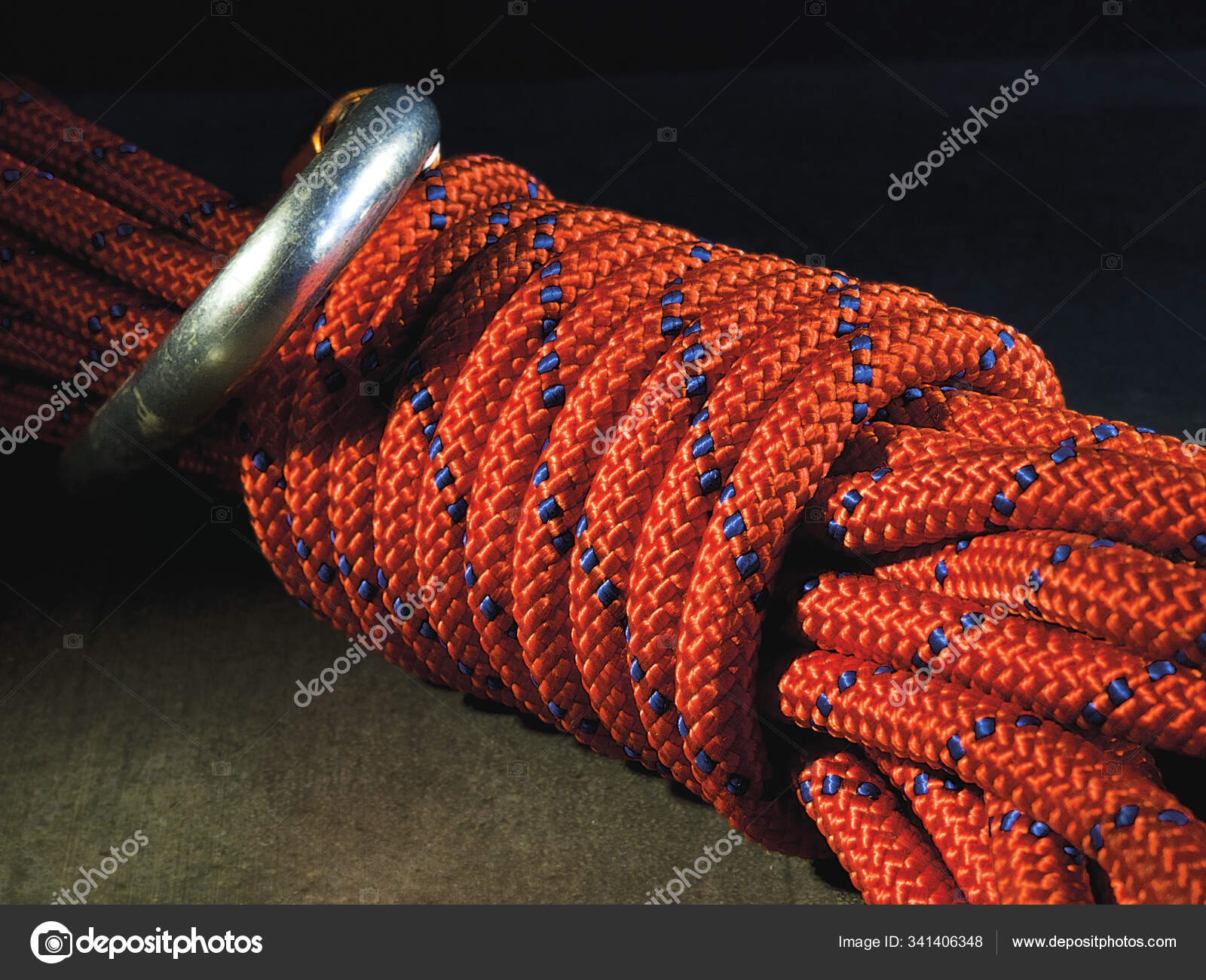 Rope Tied Ropes Black Background Stock Photo by ©PantherMediaSeller ...