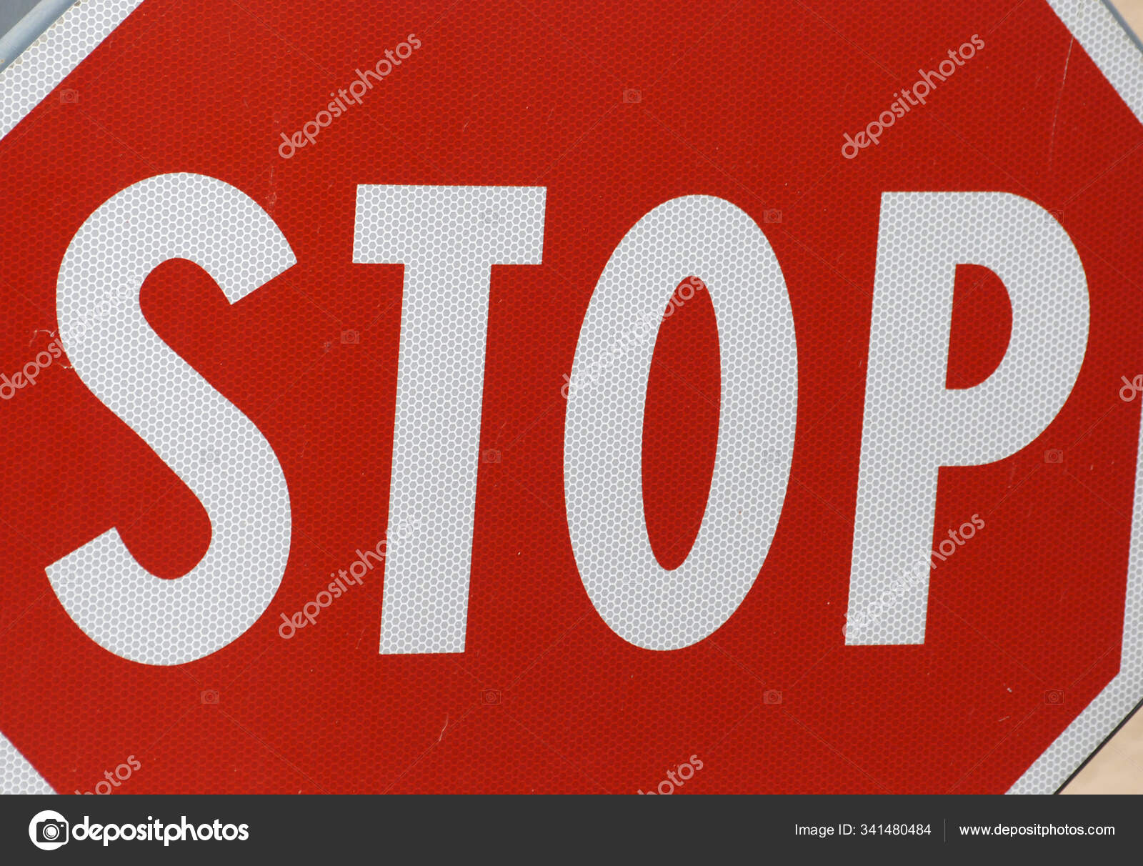 Stop Sign Warning Message Stock Photo by ©PantherMediaSeller 341480484