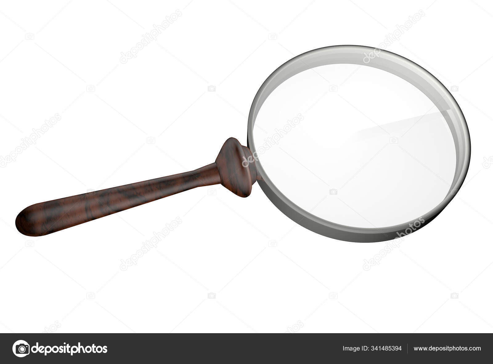 Hand Lens White Background Render — Stock Photo © PantherMediaSeller ...