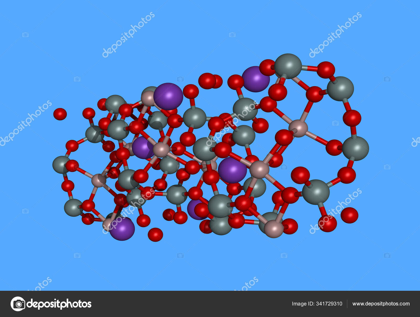 Crystal Structure Abstract Background Stock Photo by ...