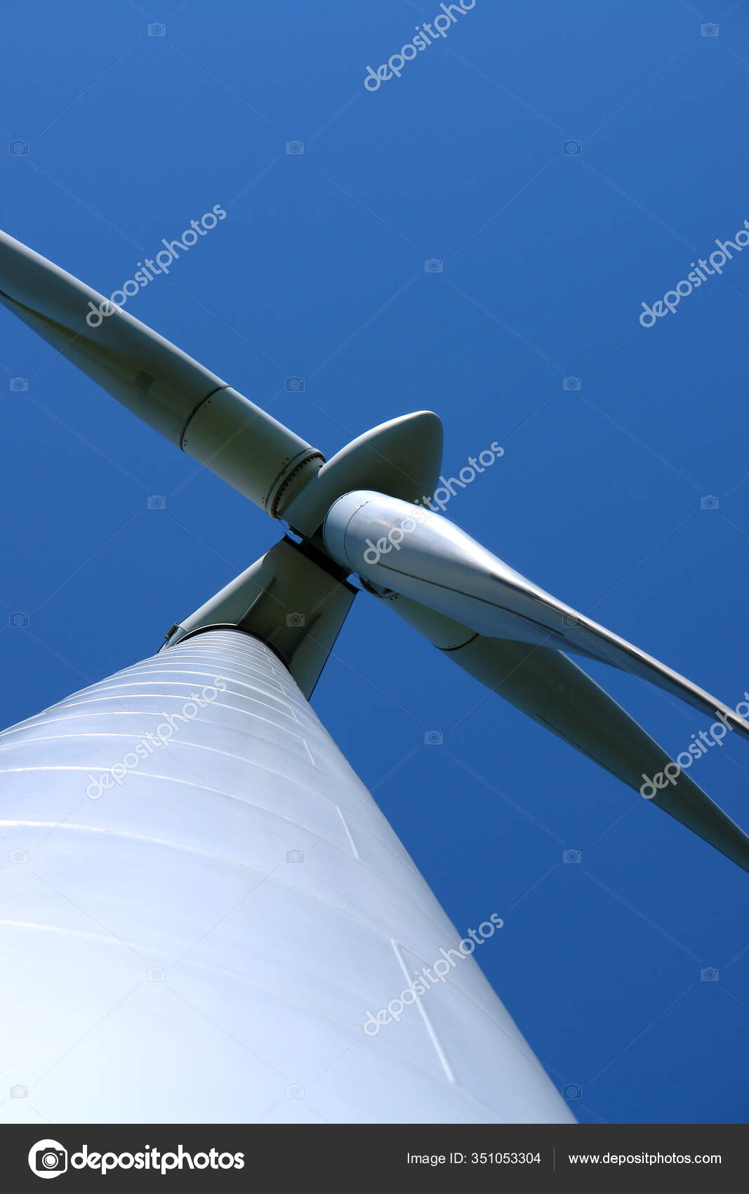 Wind Turbines Alternative Windmill Electricity Technology — Stock Photo ...