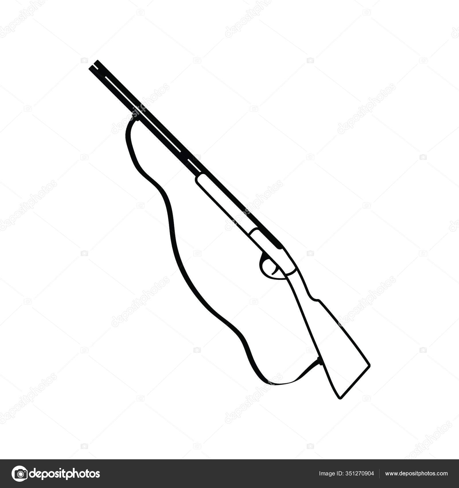 Hunting Gun Drawing