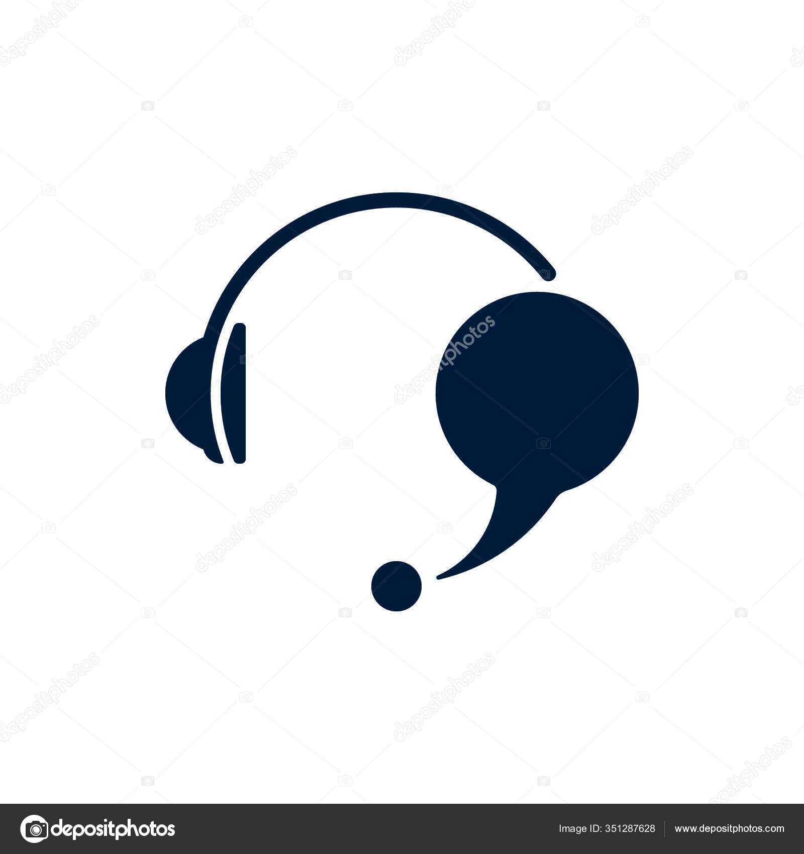 Support Speech Bubble White Background Flat Vector Support Icon Design ...