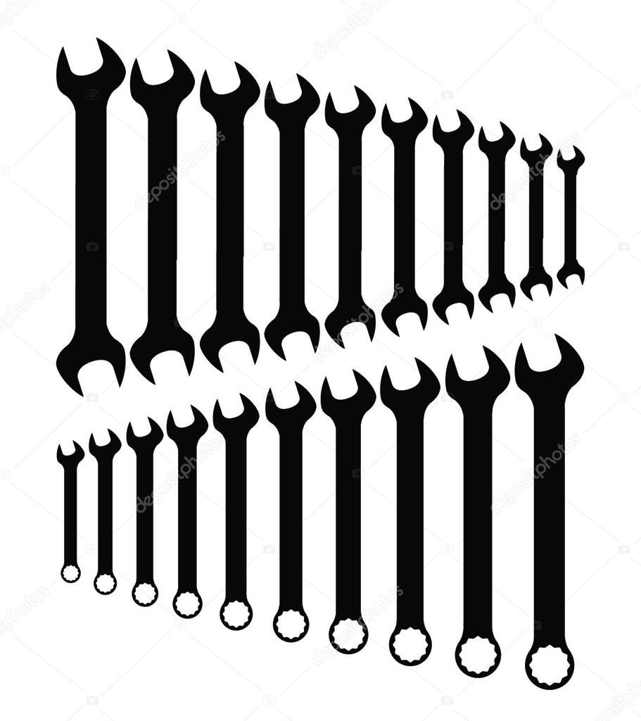 Una colección de extensores mecánicos de varios tamaños 2023