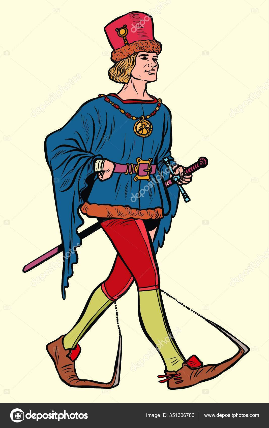 Cartoon Medieval Lord