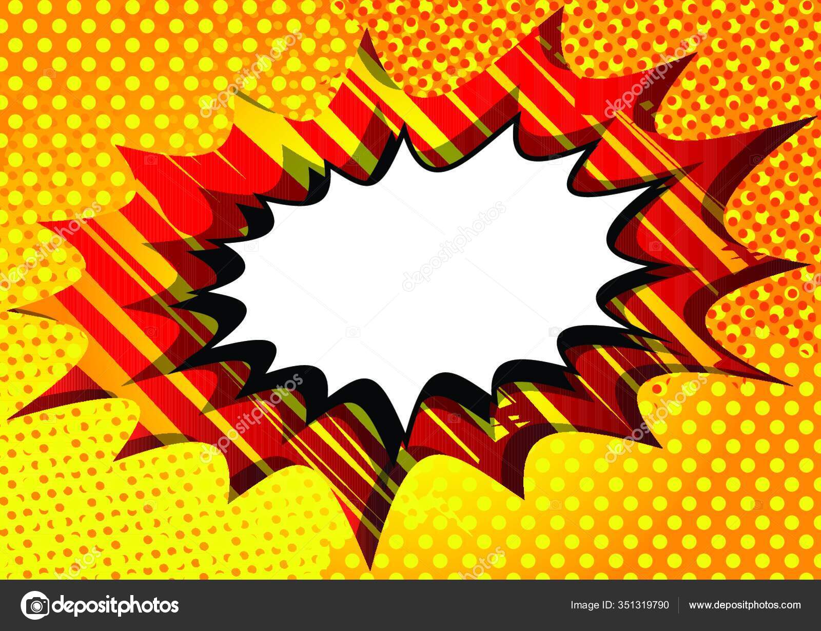 Image vectorielle Fond Bande Dessinée Rétro Illustré Vectoriel Avec ...