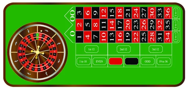 Roulette wheel table Stock Vector Image by ©ngaga35 #116534880