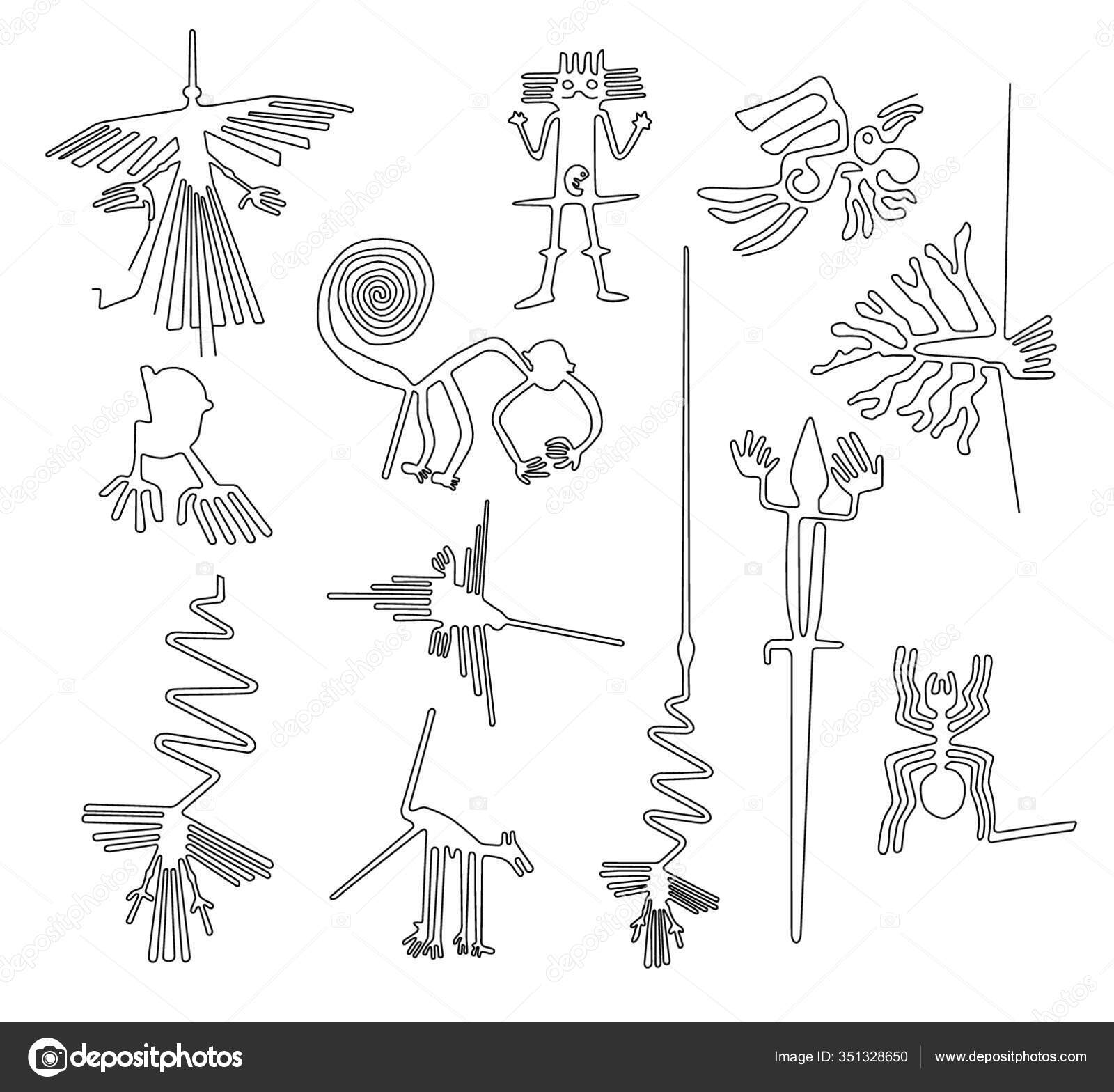 Nazca Lines Were Made Why Peru Nasca Incas References Line Drawings ...