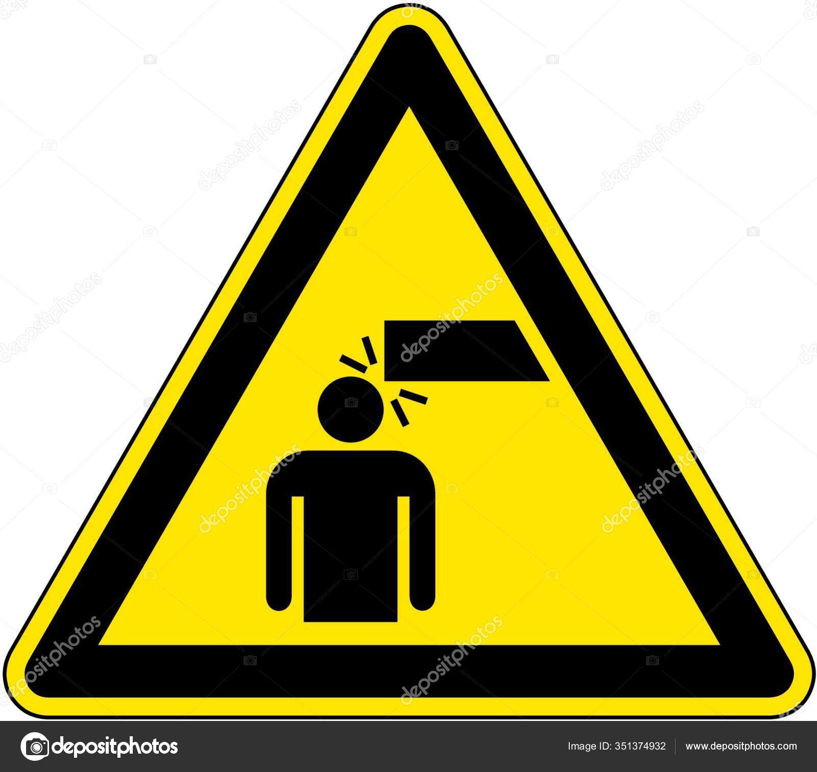 Low Object Head Hazard Stock Vector by ©PantherMediaSeller 351374932