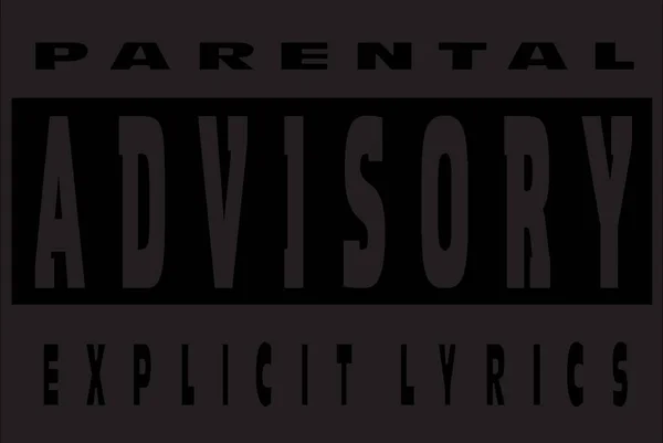 Explicit lyrics Vector Art Stock Images | Depositphotos