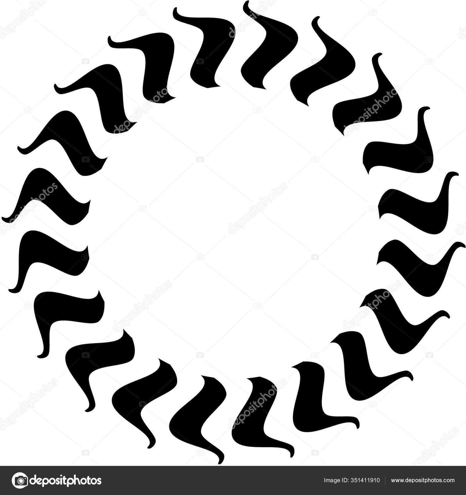Line Drawing Sun Isolated White Background Stock Vector Image by ...