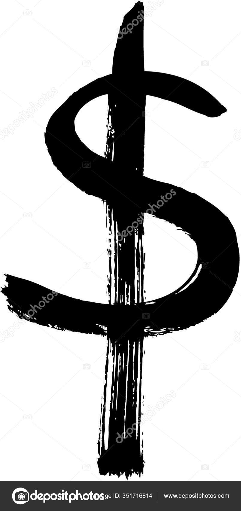 Freehand Shapes Isolated White Background Stock Vector Image by ...