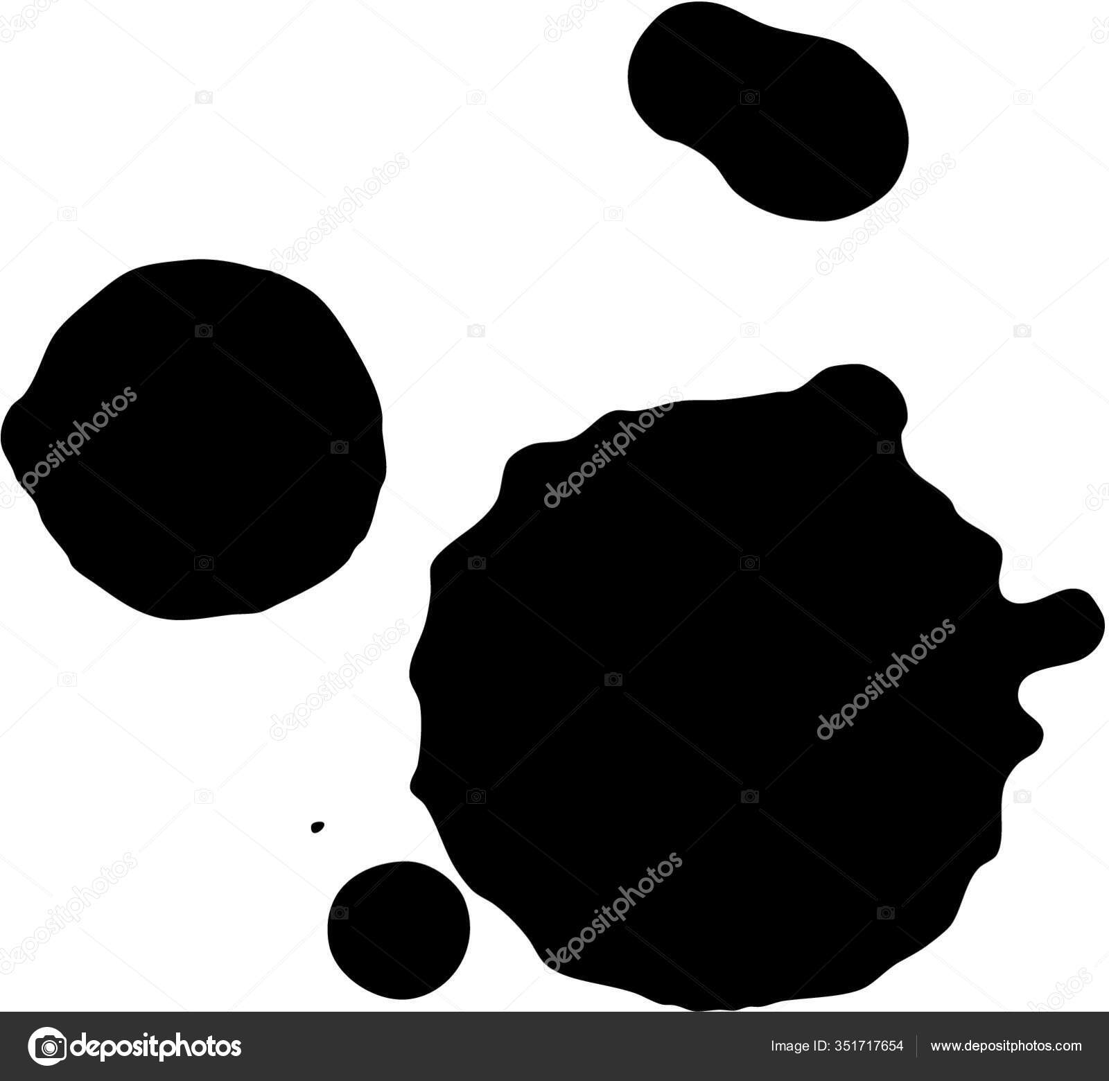 Freehand Shapes Isolated White Background Stock Vector Image by ...