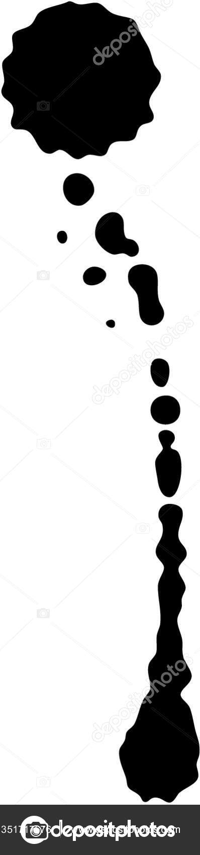 Freehand Shapes Isolated White Background Stock Vector Image by ...