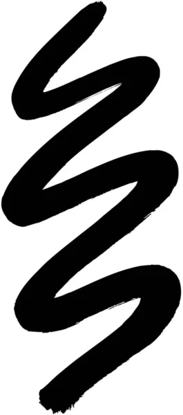 Freehand Shapes Isolated White Background Stock Vector by ...