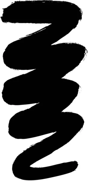 Freehand Shapes Isolated White Background Stock Vector by ...