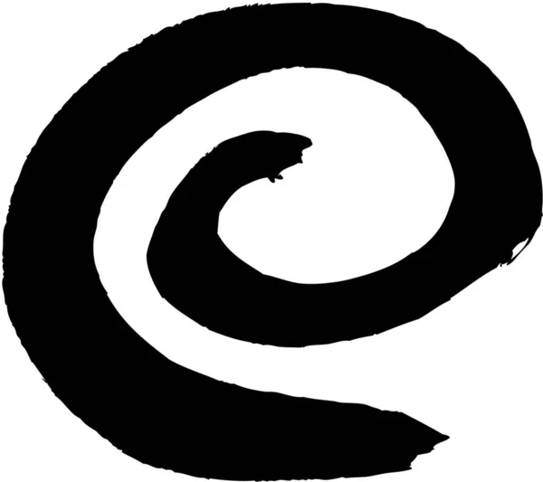 Freehand Shapes Isolated White Background Stock Vector Image by ...