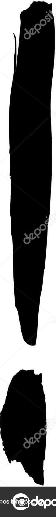 Freehand Shapes Isolated White Background Stock Vector Image by ...