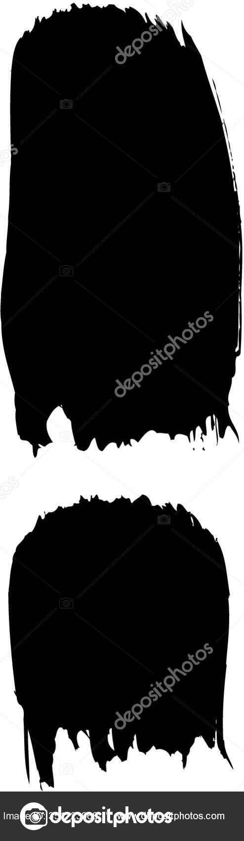 Freehand Shapes Isolated White Background Stock Vector by ...