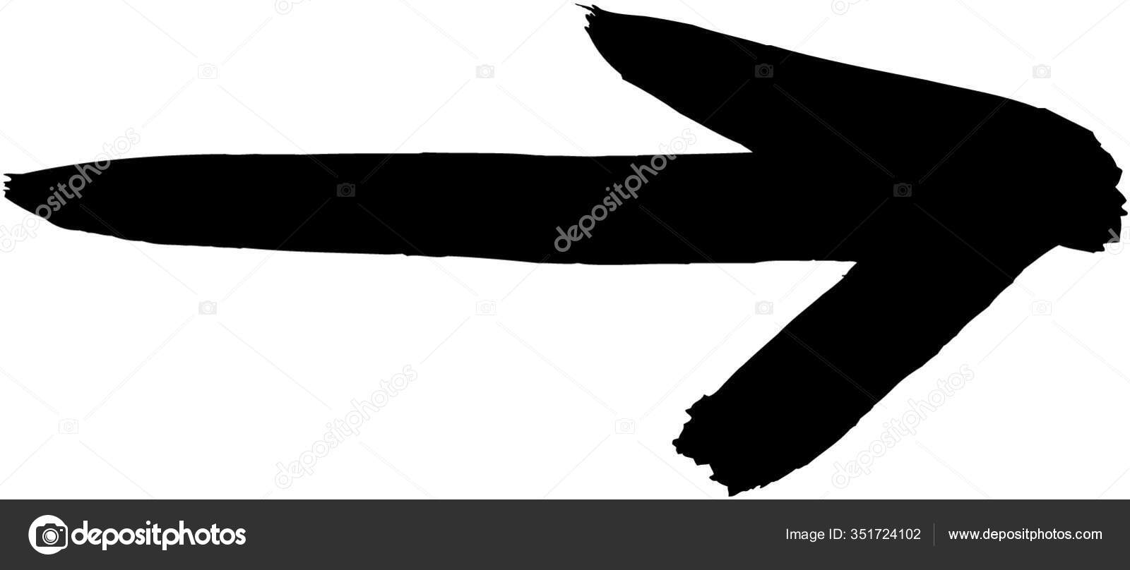 Freehand Shapes Isolated White Background Stock Vector by ...