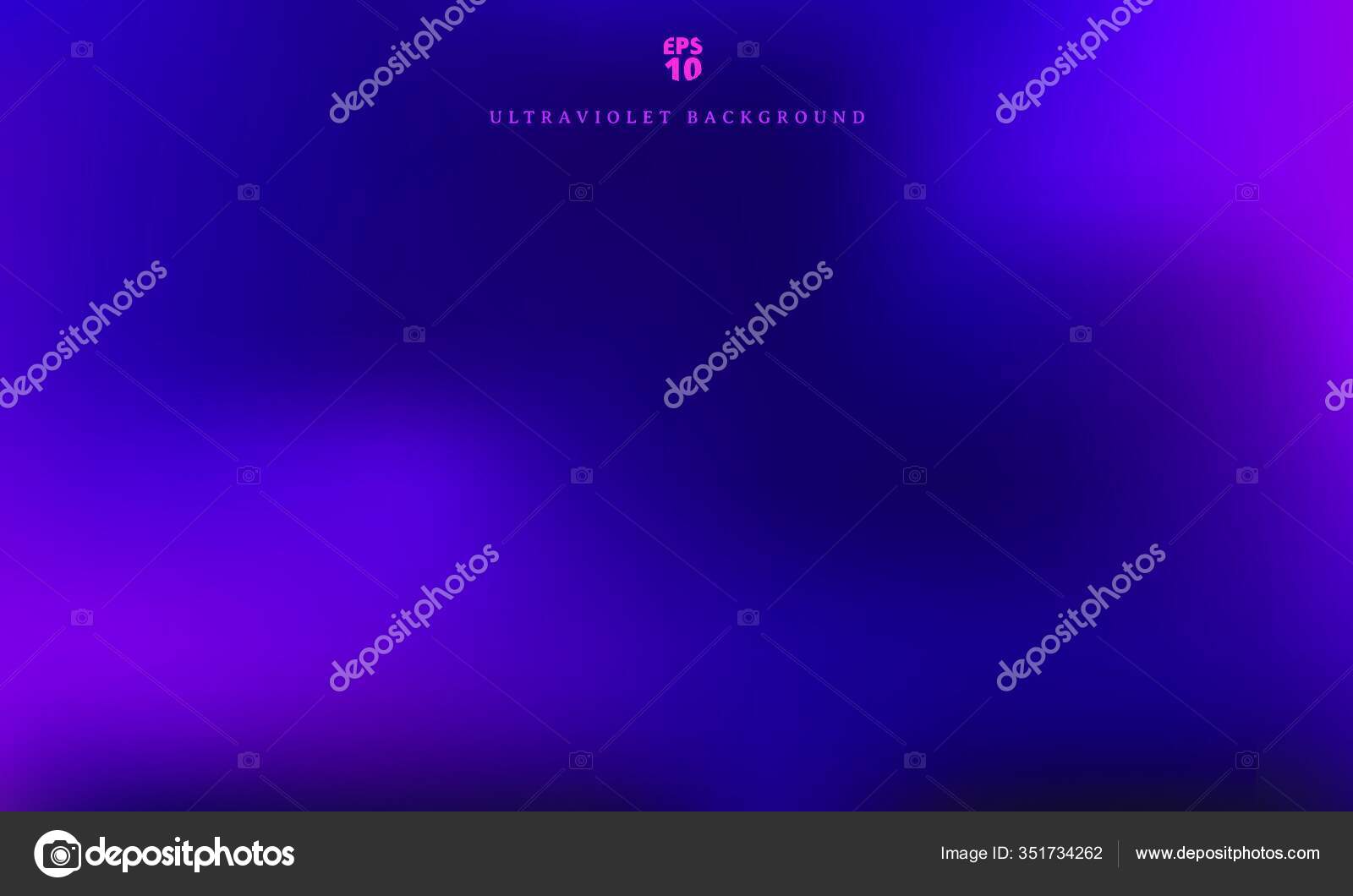 Abstract Modern Ultraviolet Color Gradient Background Deep Purple ...