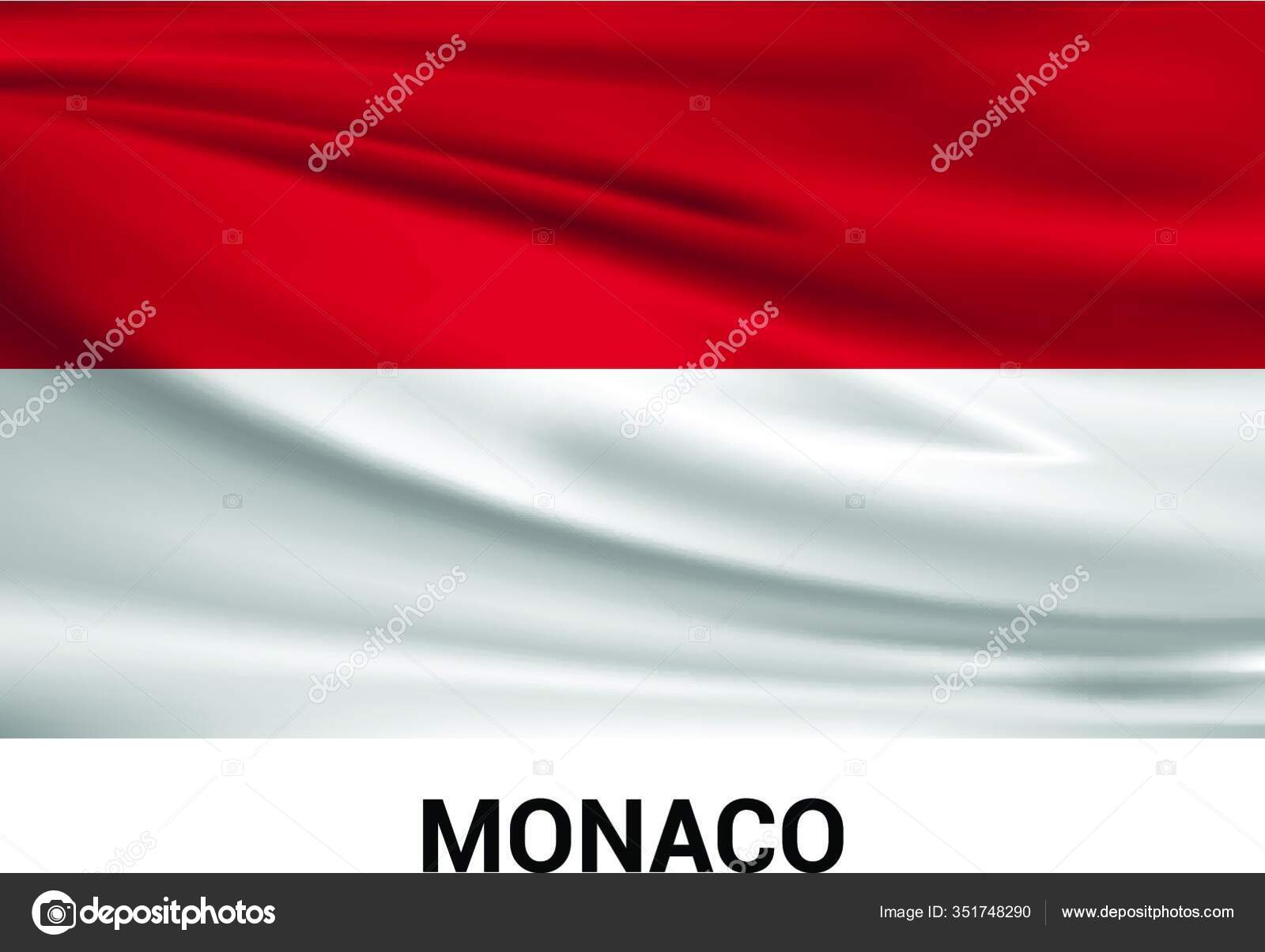 Monaco Flags Design Vector Stock Vector by ©PantherMediaSeller 351748290