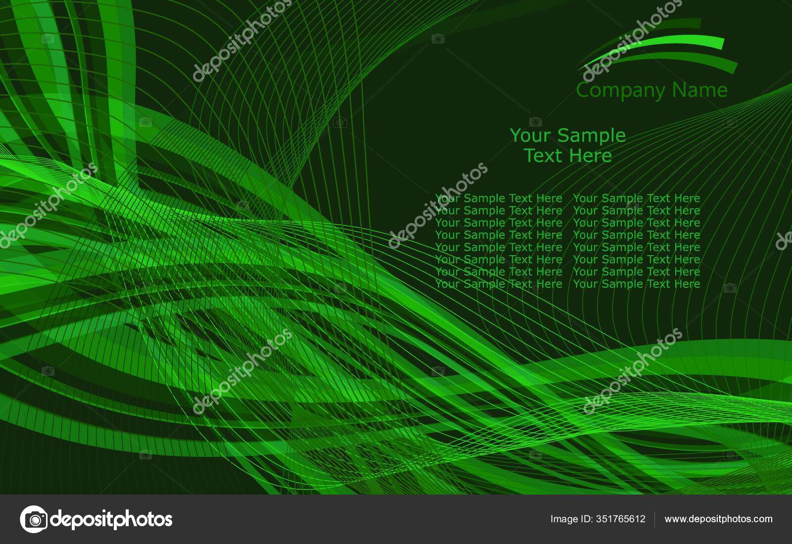 Abstract Vector Template Background Design Use Stock Vector Image by ...