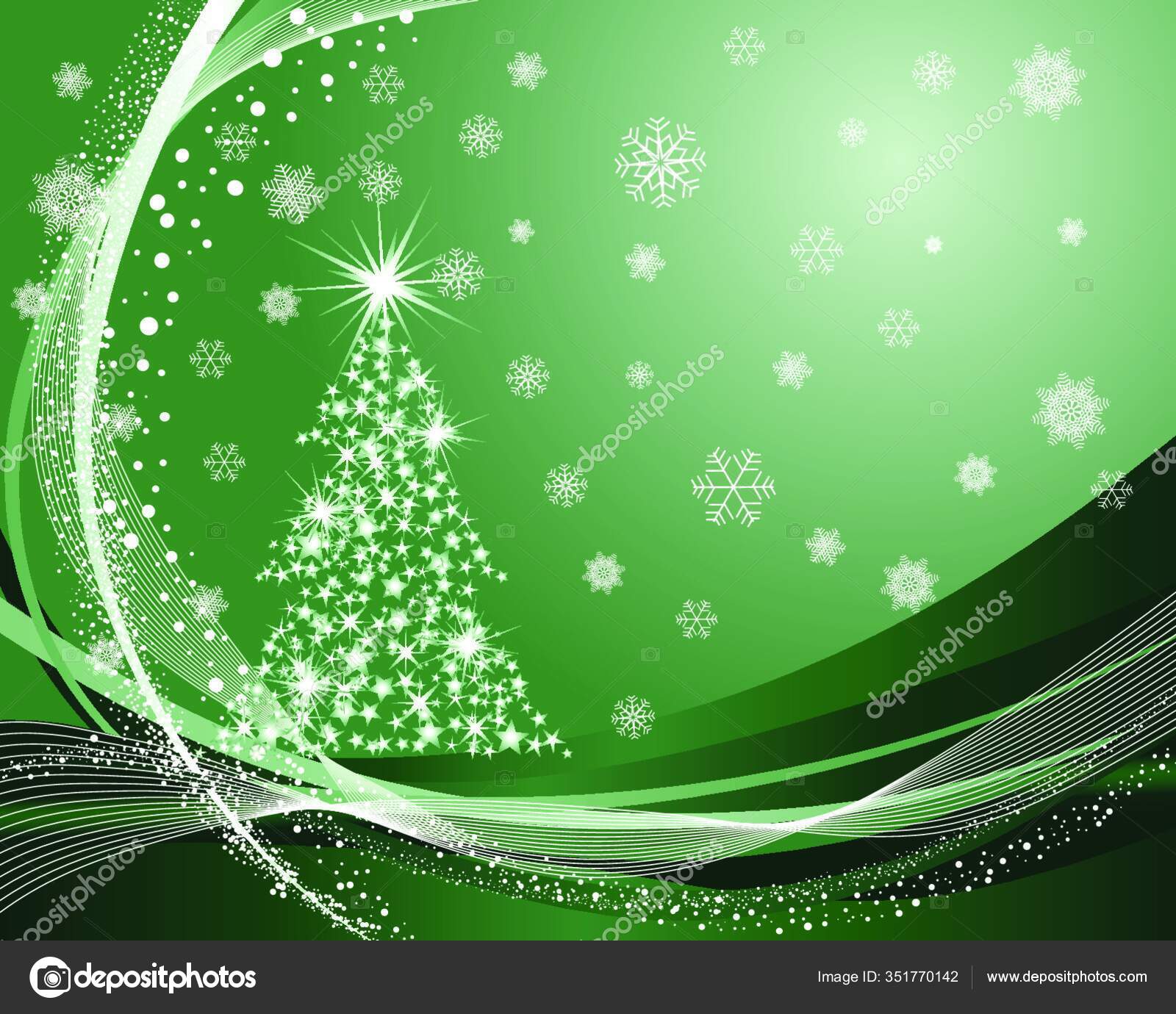 Beautiful Vector Christmas New Year Background Design Use Stock Vector ...