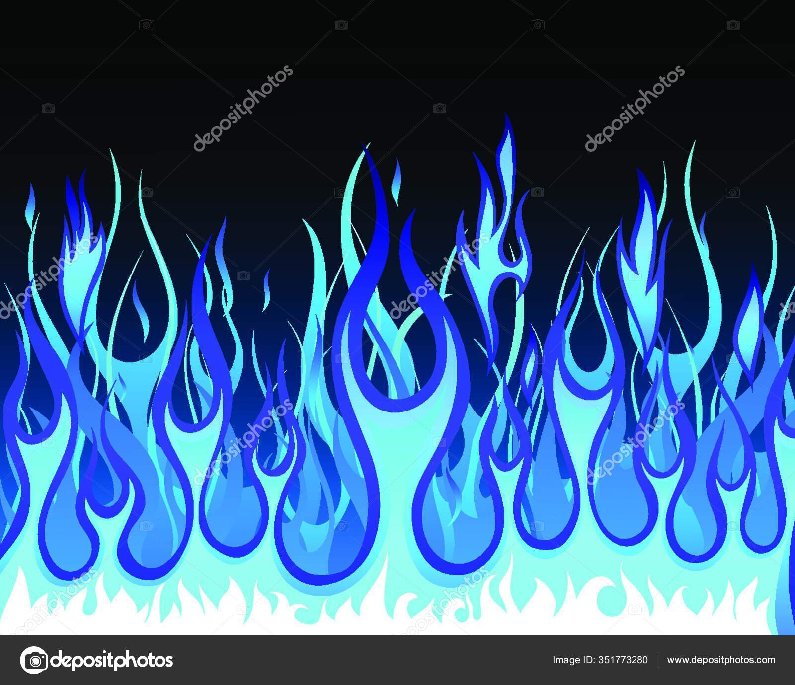 Inferno Fire Vector Background Design Use Stock Vector Image by ...