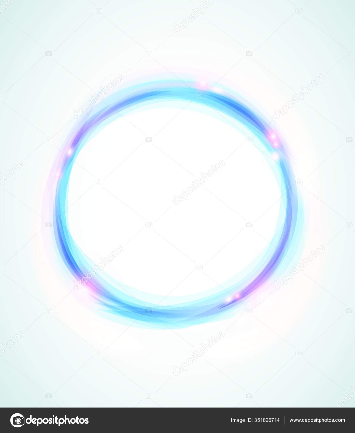 Azul Abstracto Brillante Vector Redondo Fondo Vector de stock ...