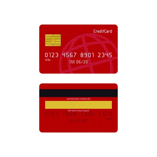 Credit Card Map White Background Stock Vector by ©PantherMediaSeller ...