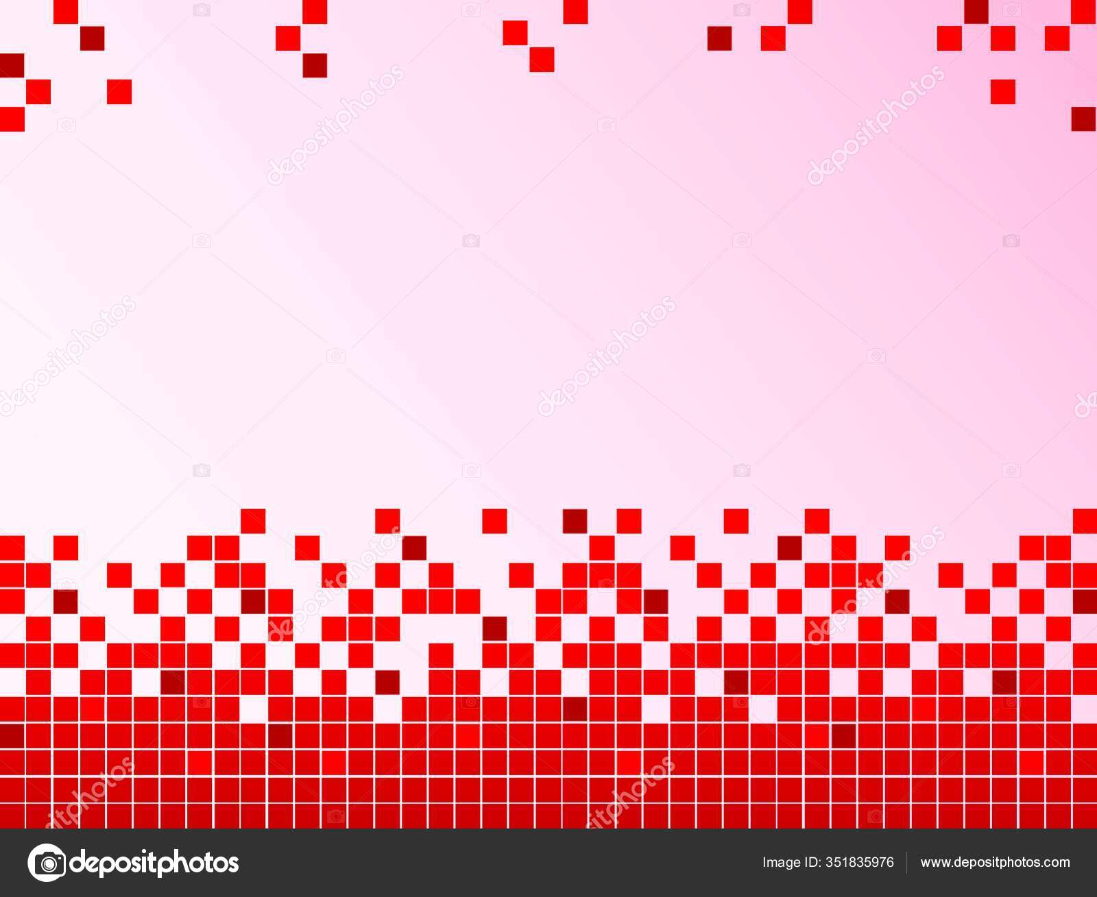Red Background Pixels Stock Vector by ©PantherMediaSeller 351835976