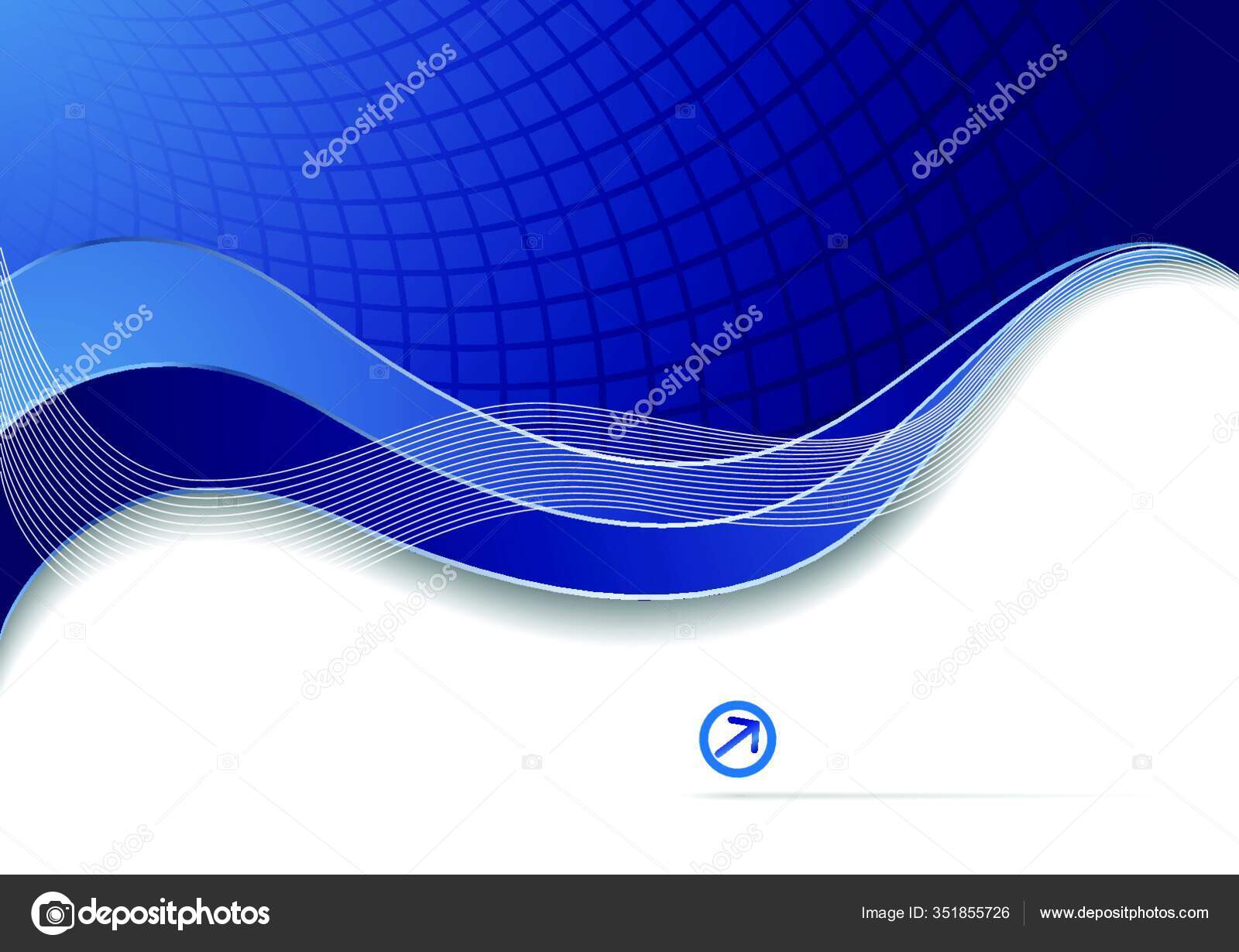 Vector Blue Corporate Template Stock Vector by ©PantherMediaSeller ...