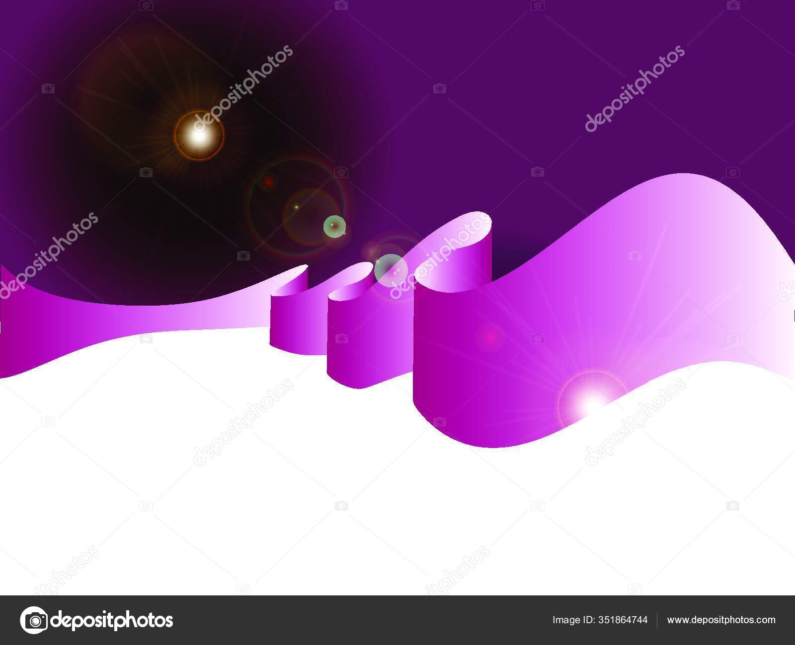 Magic Ribbon Vector Eps Mesh Transparency Stock Vector by ...